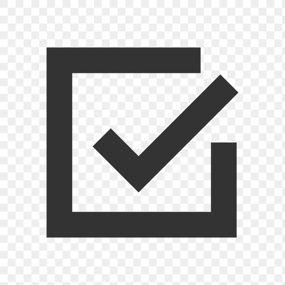 PNG Simple checkmark box icon | Free Icons - rawpixel