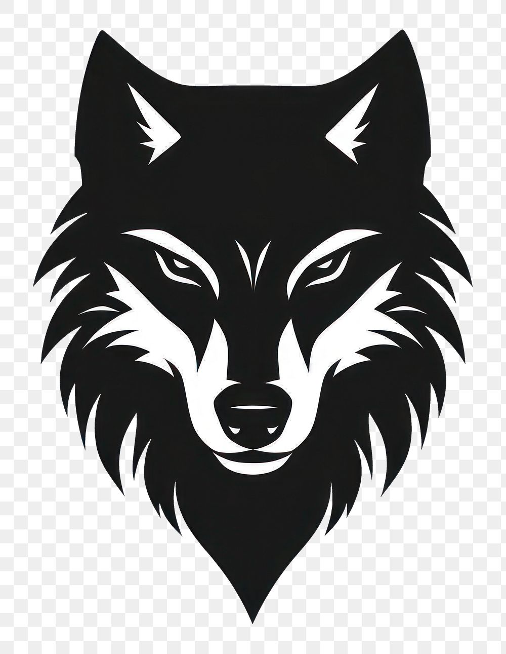 PNG Wolf paw silhouette graphic | Free PNG - rawpixel