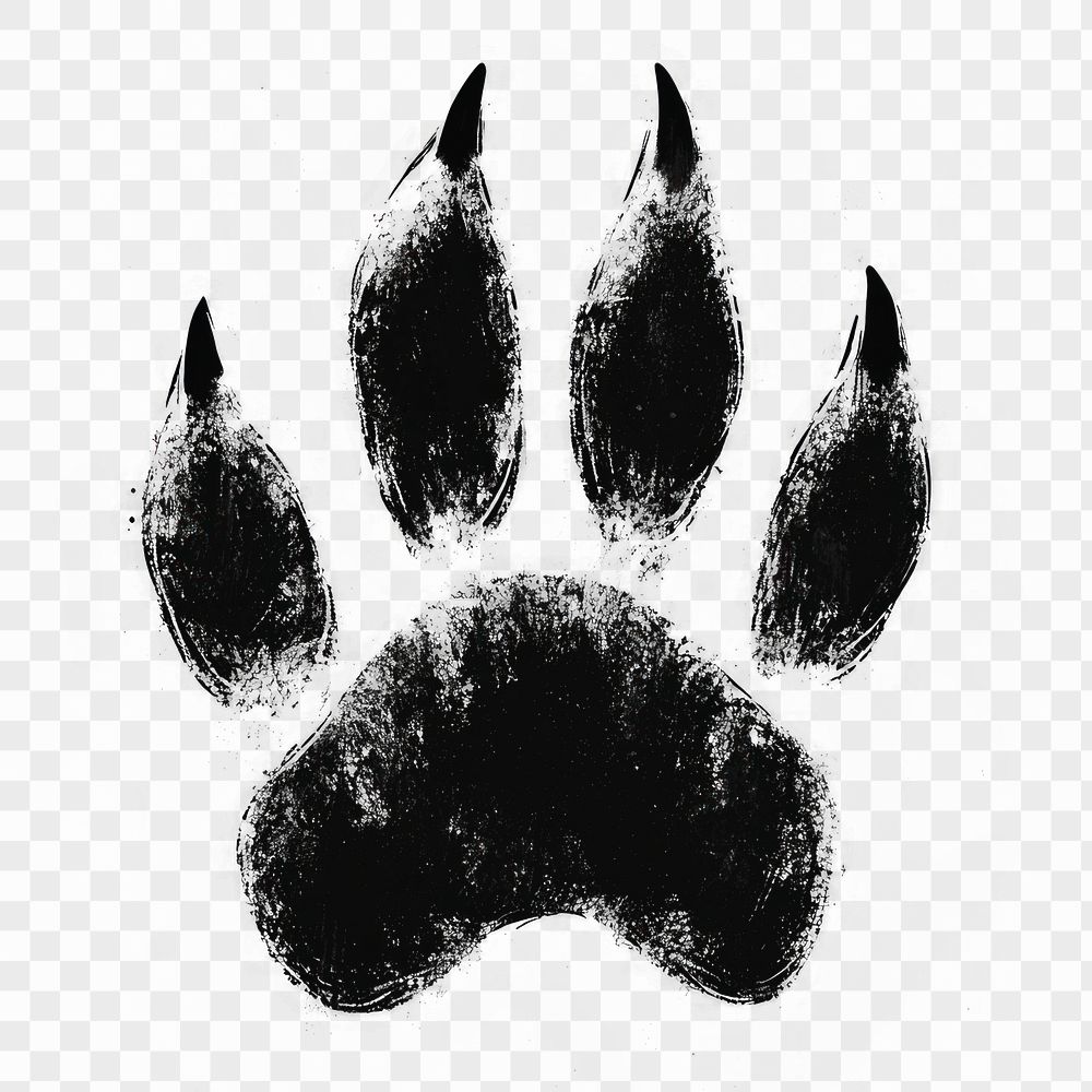 PNG Deer paw illustration footprint | Free PNG - rawpixel