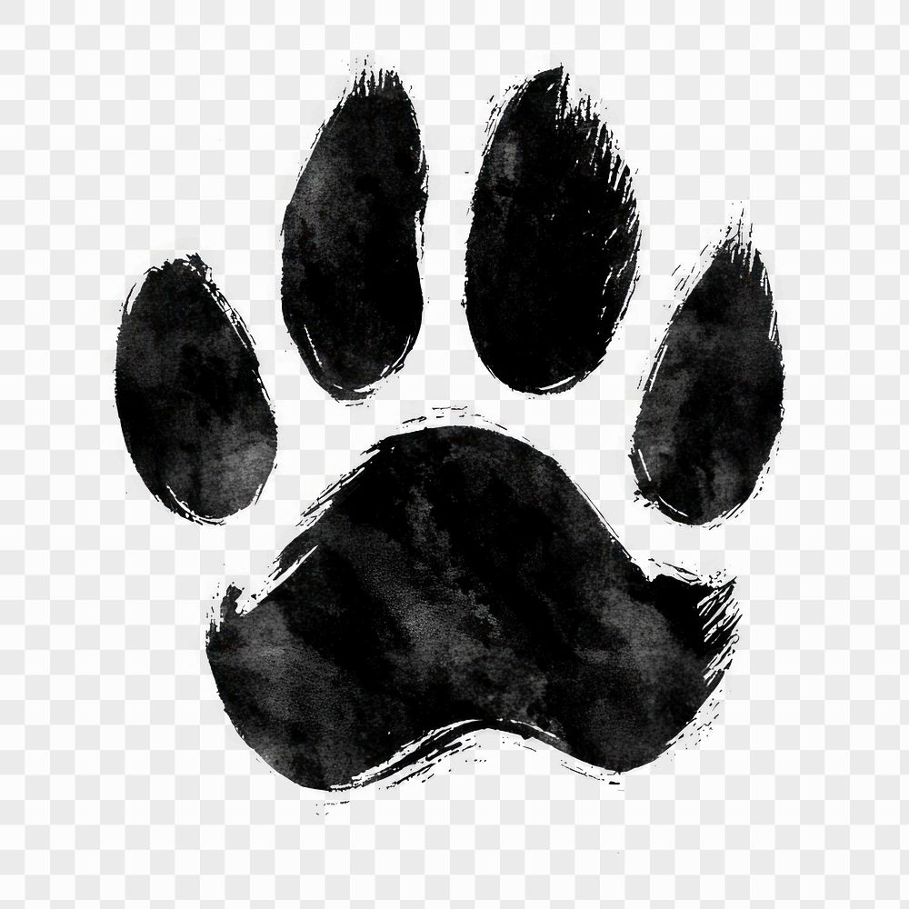 PNG Dog paw design print | Free PNG - rawpixel