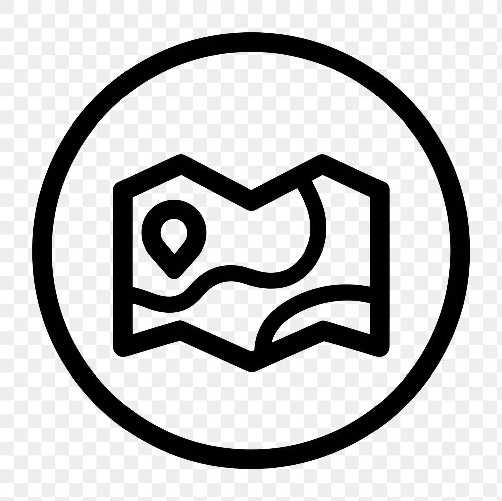 PNG Map symbol icon illustration | Free PNG - rawpixel
