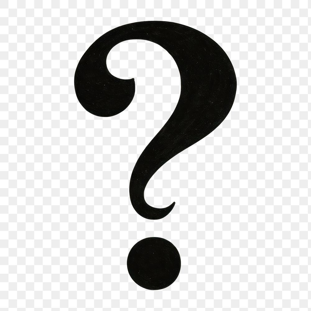 PNG Vintage question mark illustration | Free PNG - rawpixel