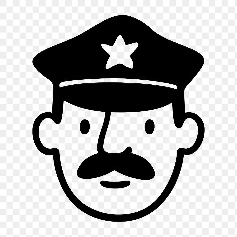 PNG Retro police officer illustration | Free PNG - rawpixel