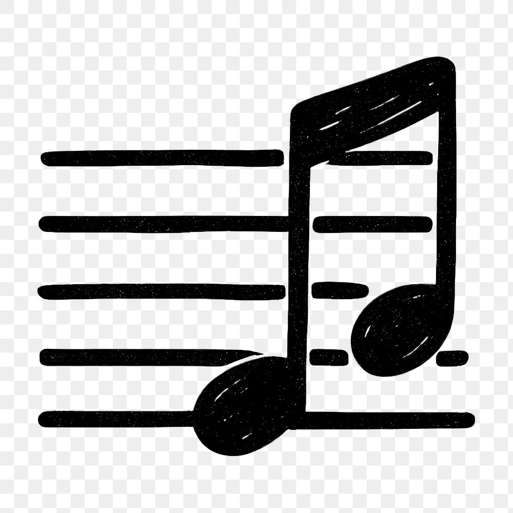 PNG Musical notes staff illustration | Free PNG - rawpixel