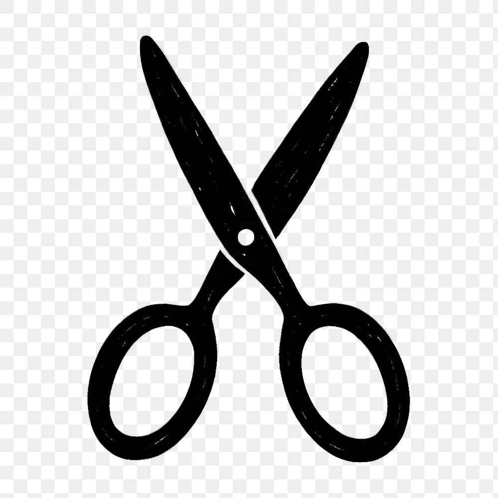 PNG Scissors silhouette vector graphic | Free PNG - rawpixel