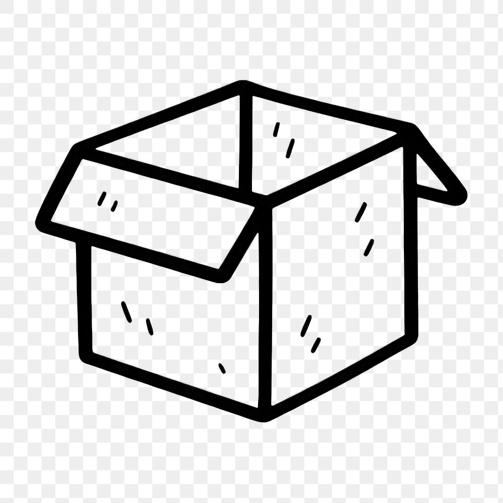 PNG Simple open cardboard box | Free PNG - rawpixel