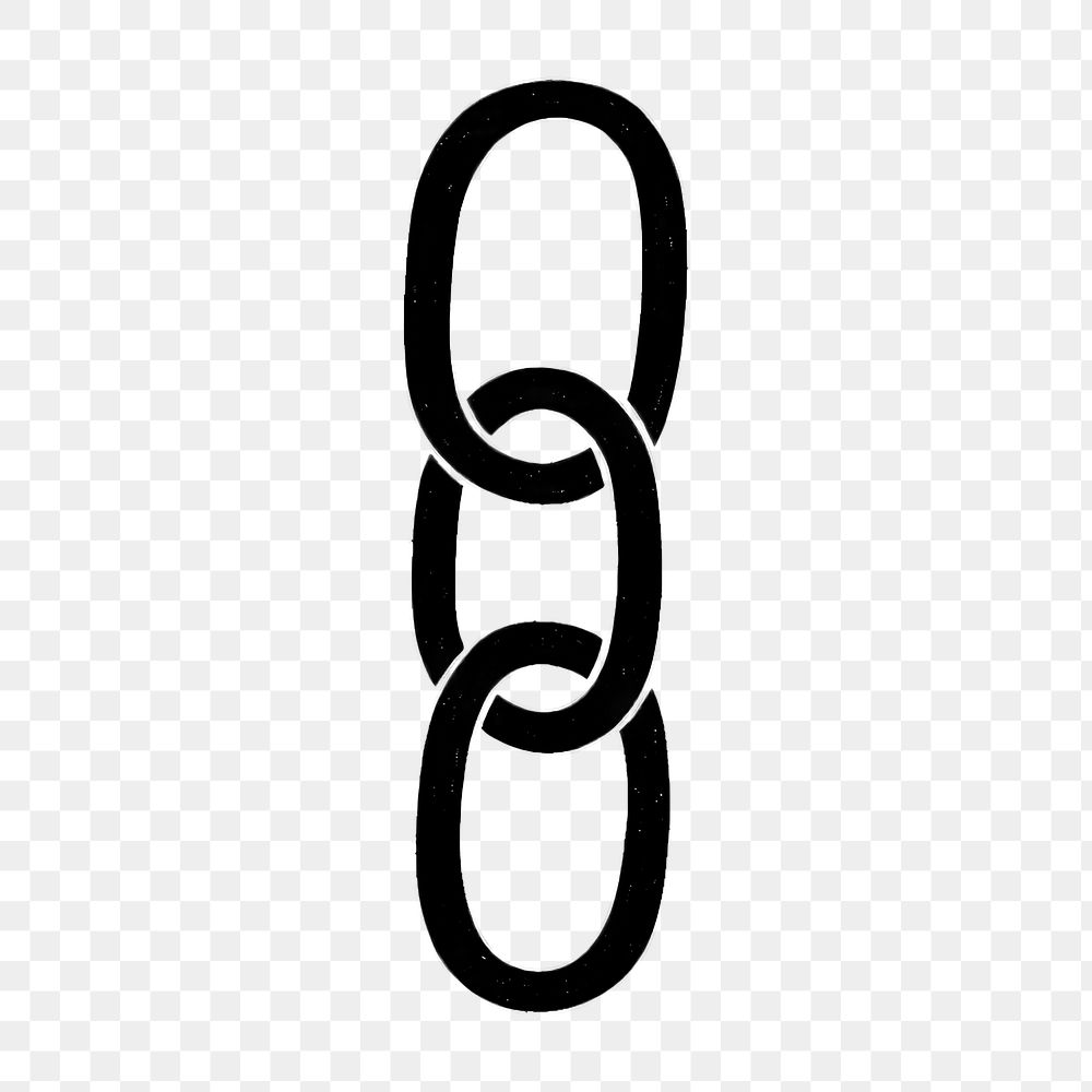 PNG Simple black chain link | Free PNG - rawpixel