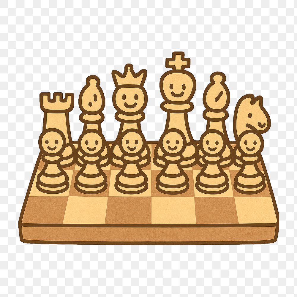 PNG Whimsical chess pieces cartoon | Free PNG - rawpixel