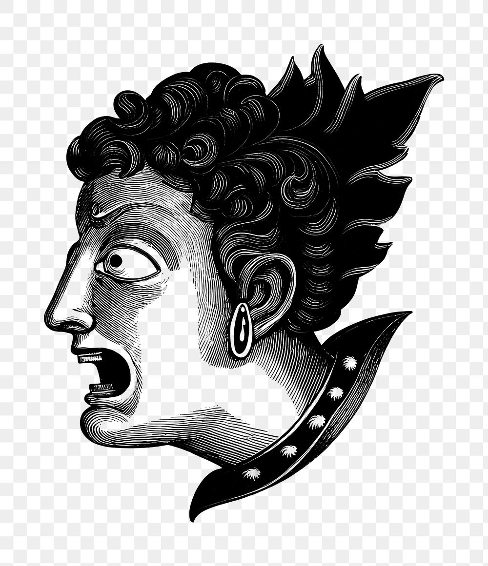 PNG Gothic cry psyche illustration | Free PNG - rawpixel