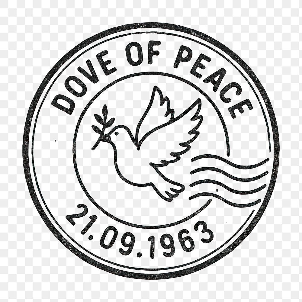 PNG Vintage dove peace stamp | Free PNG - rawpixel