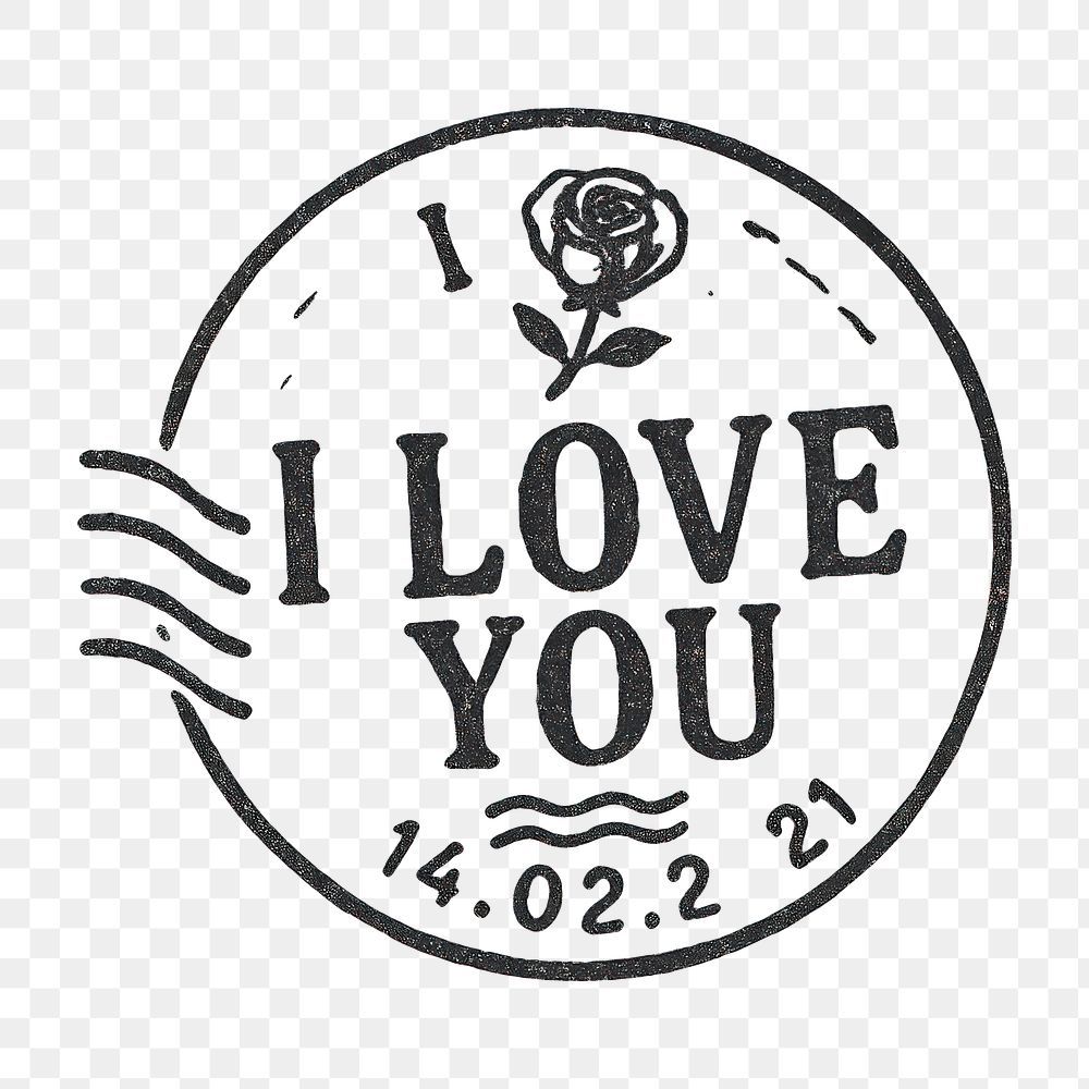 PNG Romantic vintage love stamp | Premium PNG - rawpixel