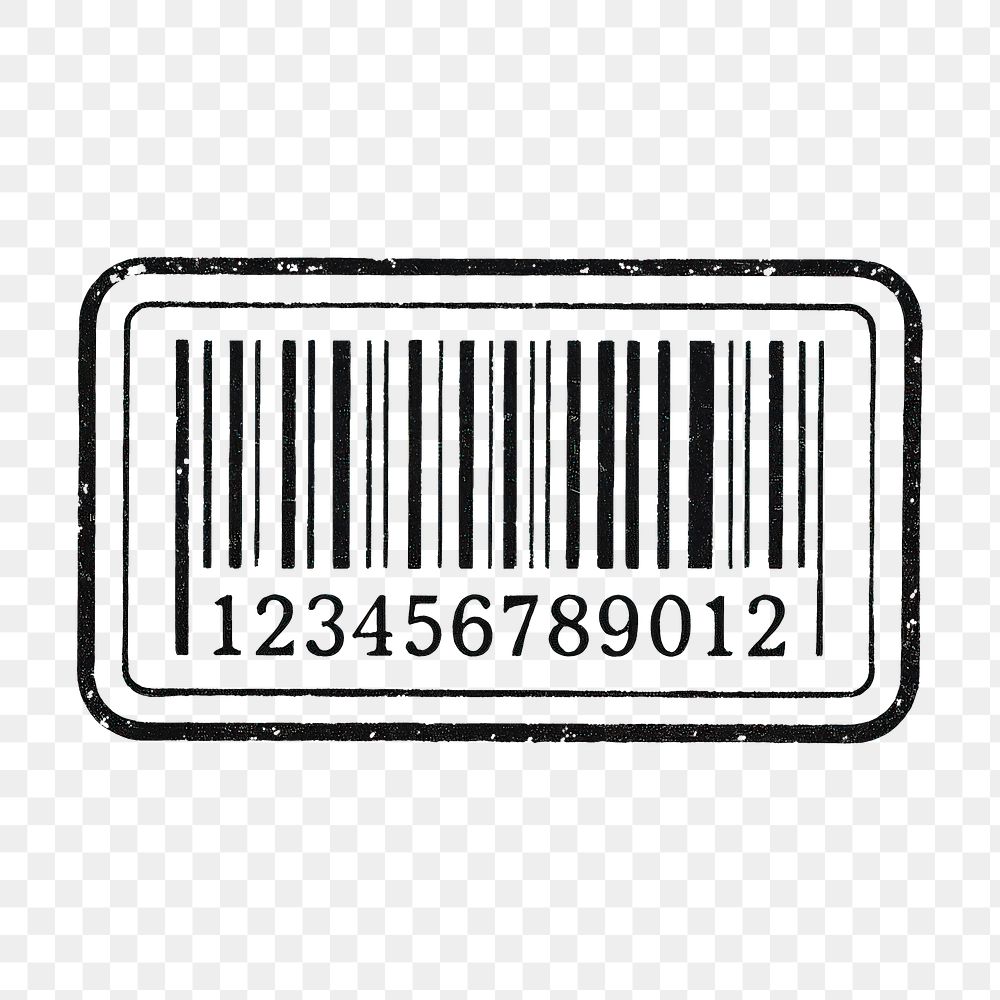 PNG Grunge barcode label illustration | Free PNG - rawpixel