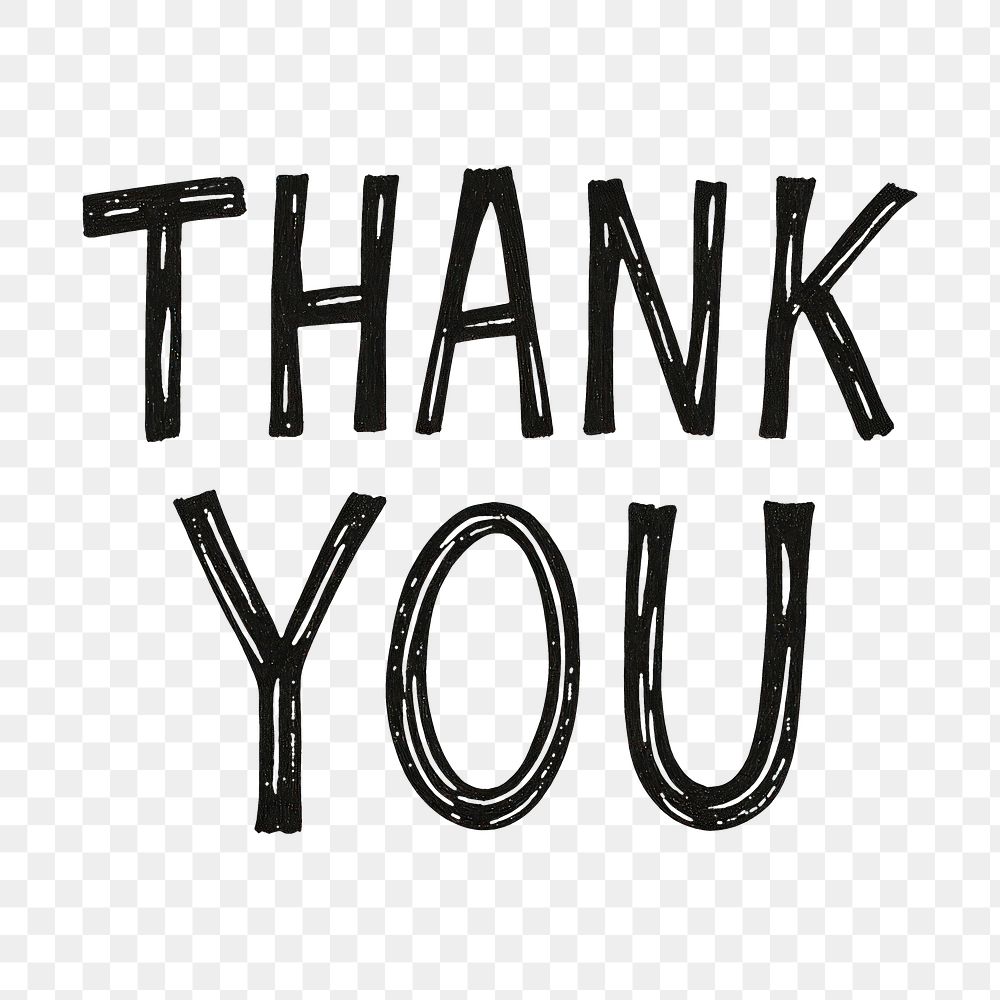 Thank You Gratitude Message Transparent Images | Free Photos, PNG ...