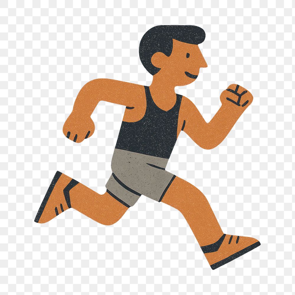 Cartoon Athletes Design PNG Images | Free Photos, PNG Stickers ...