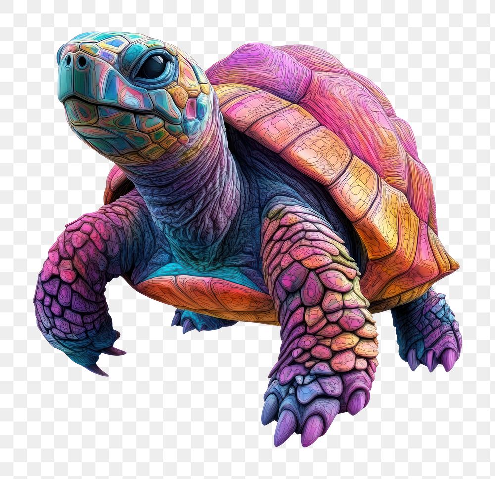 PNG Furry turtle illustration animal | Free PNG - rawpixel