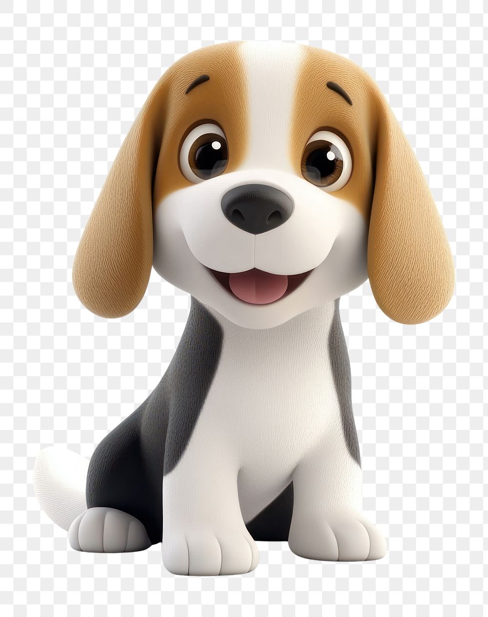 PNG Furry beagle illustration animal | Free PNG - rawpixel