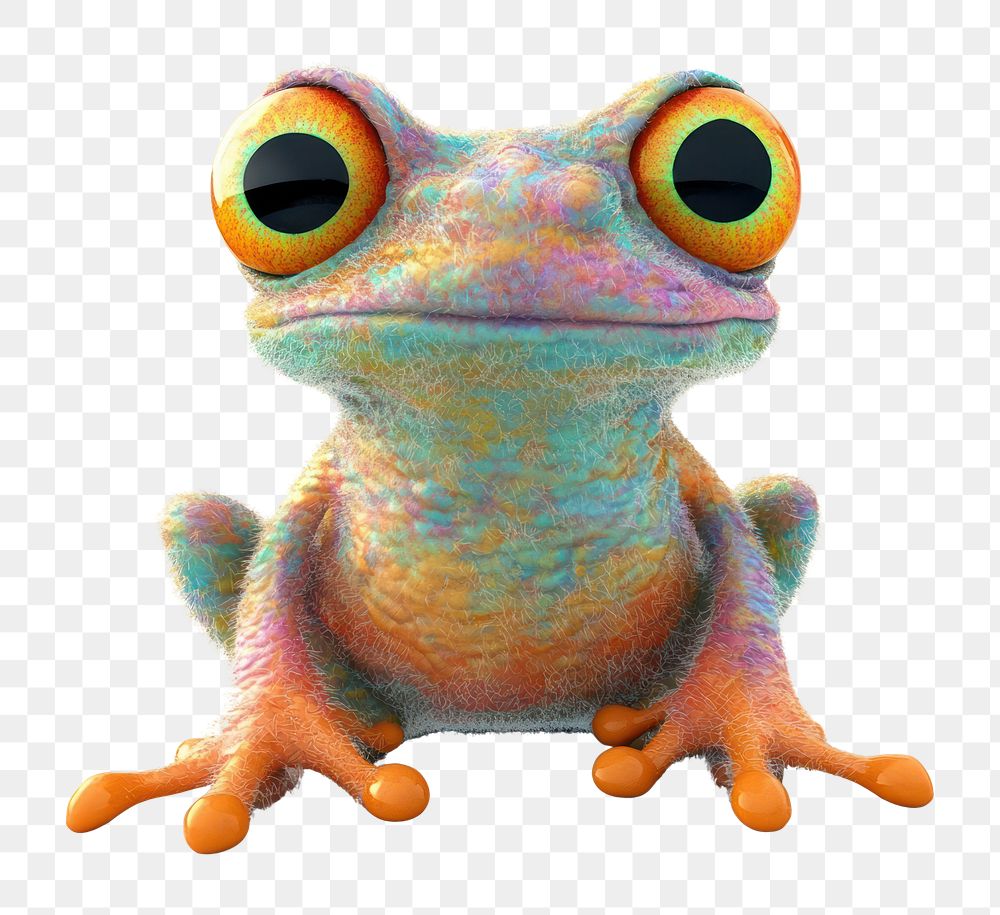 PNG Furry frog illustration amphibian | Free PNG - rawpixel