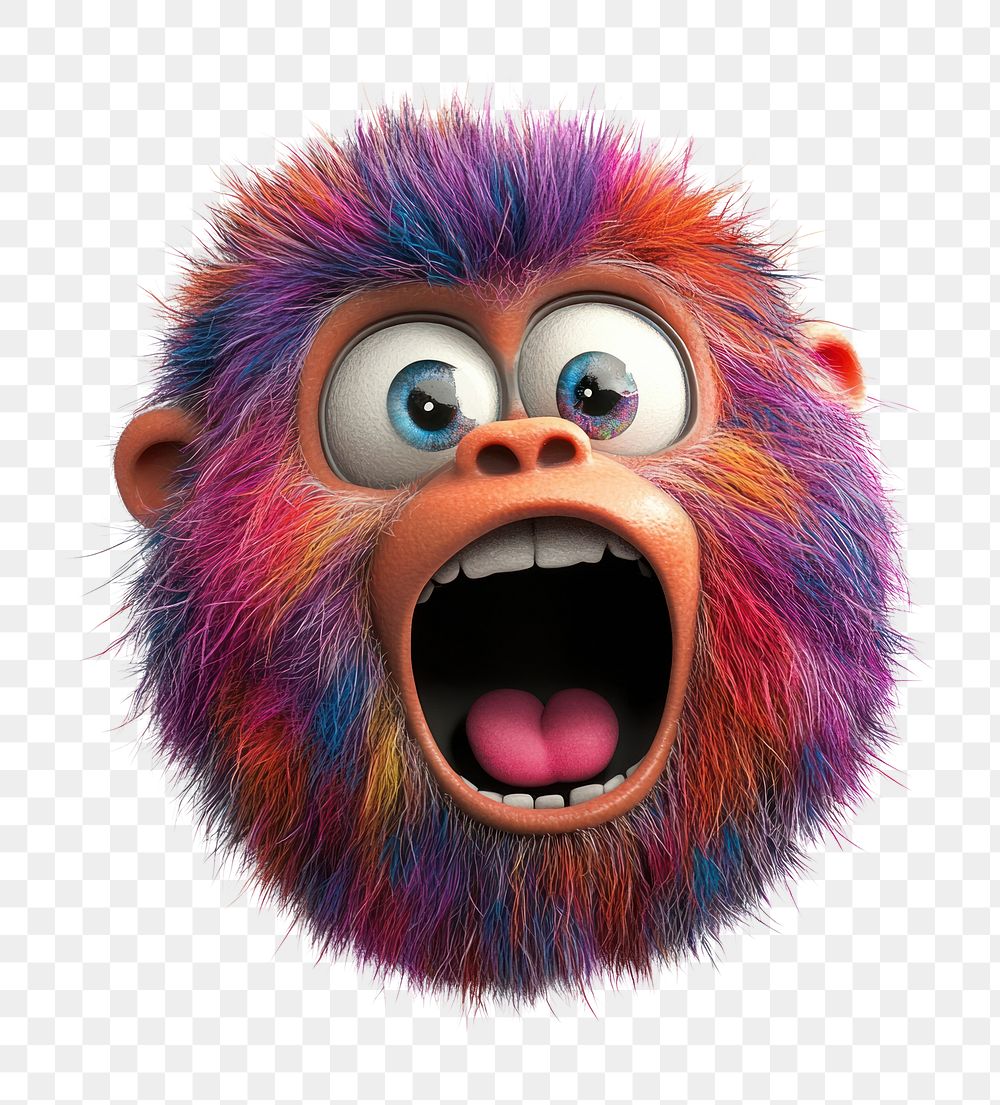 PNG Furry monkey illustration fun | Free PNG - rawpixel