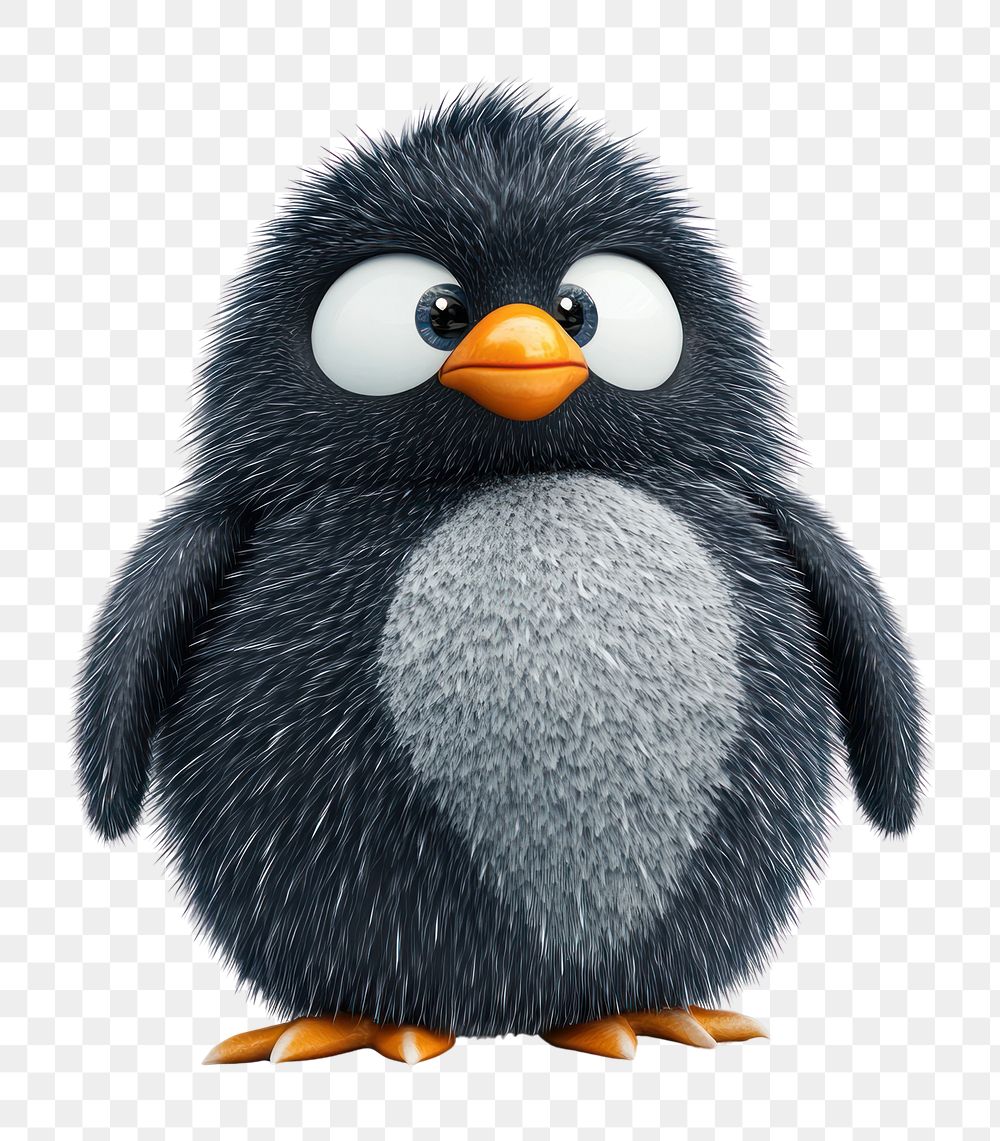 PNG Furry penguin illustration animal | Free PNG - rawpixel