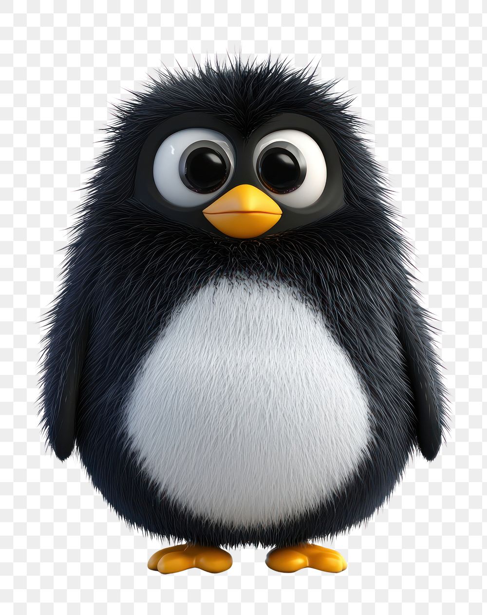 PNG Furry penguin illustration animal | Free PNG - rawpixel