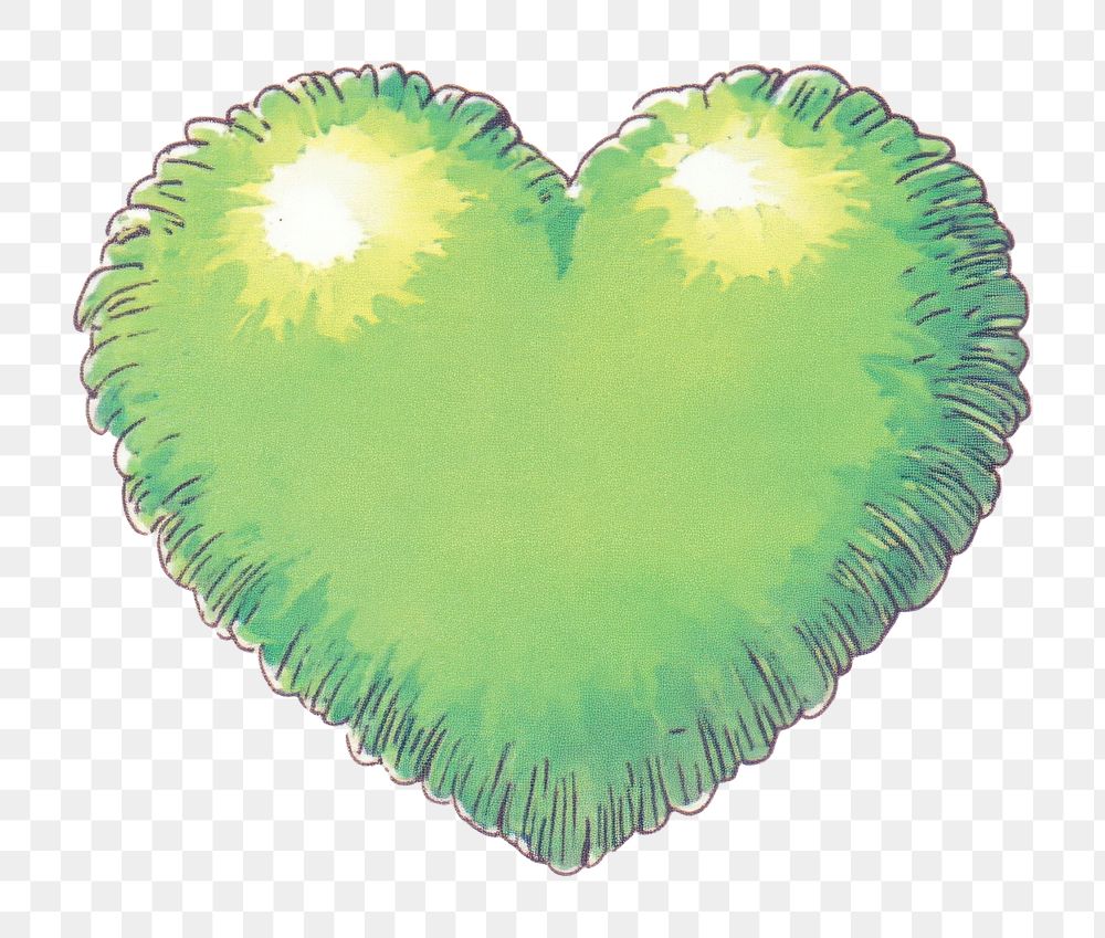 PNG Green heart shape illustration | Free PNG - rawpixel