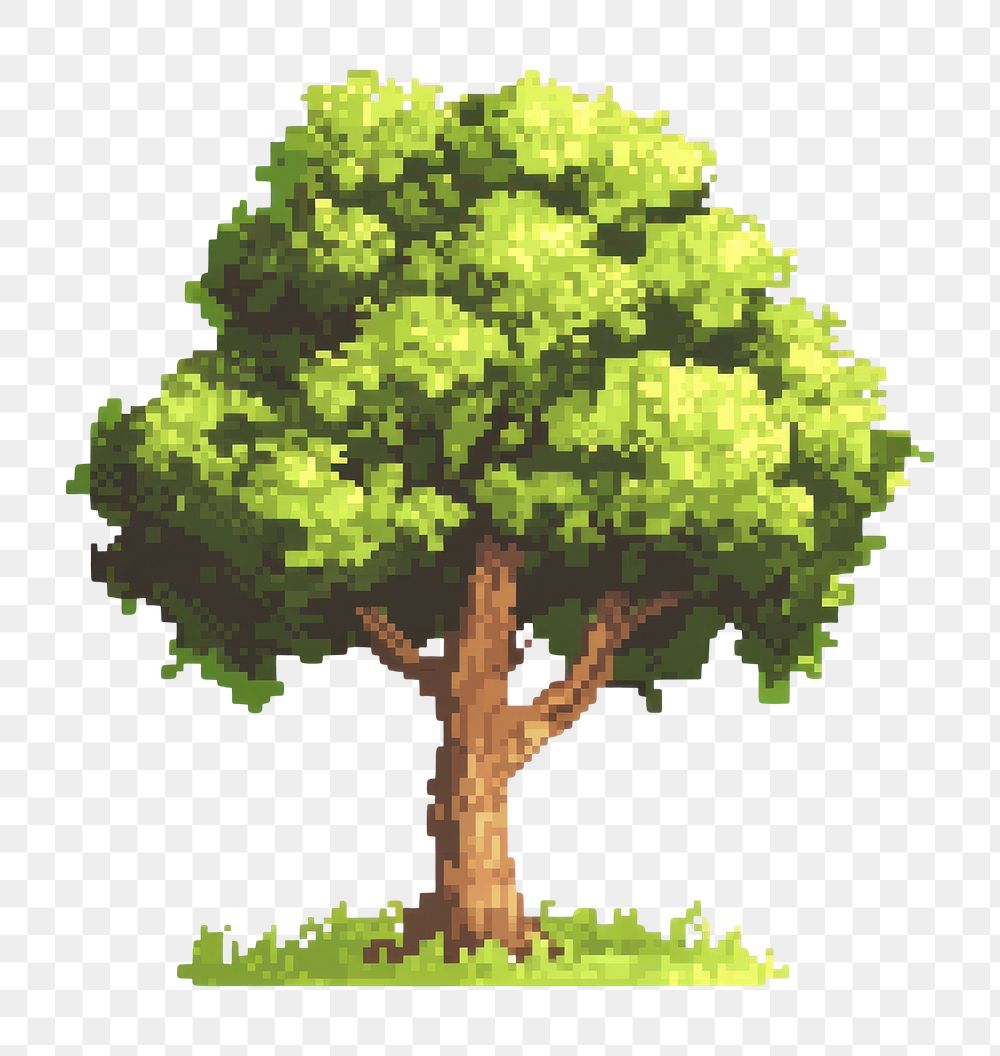 PNG Tree illustration pixelated design. | Free PNG - rawpixel