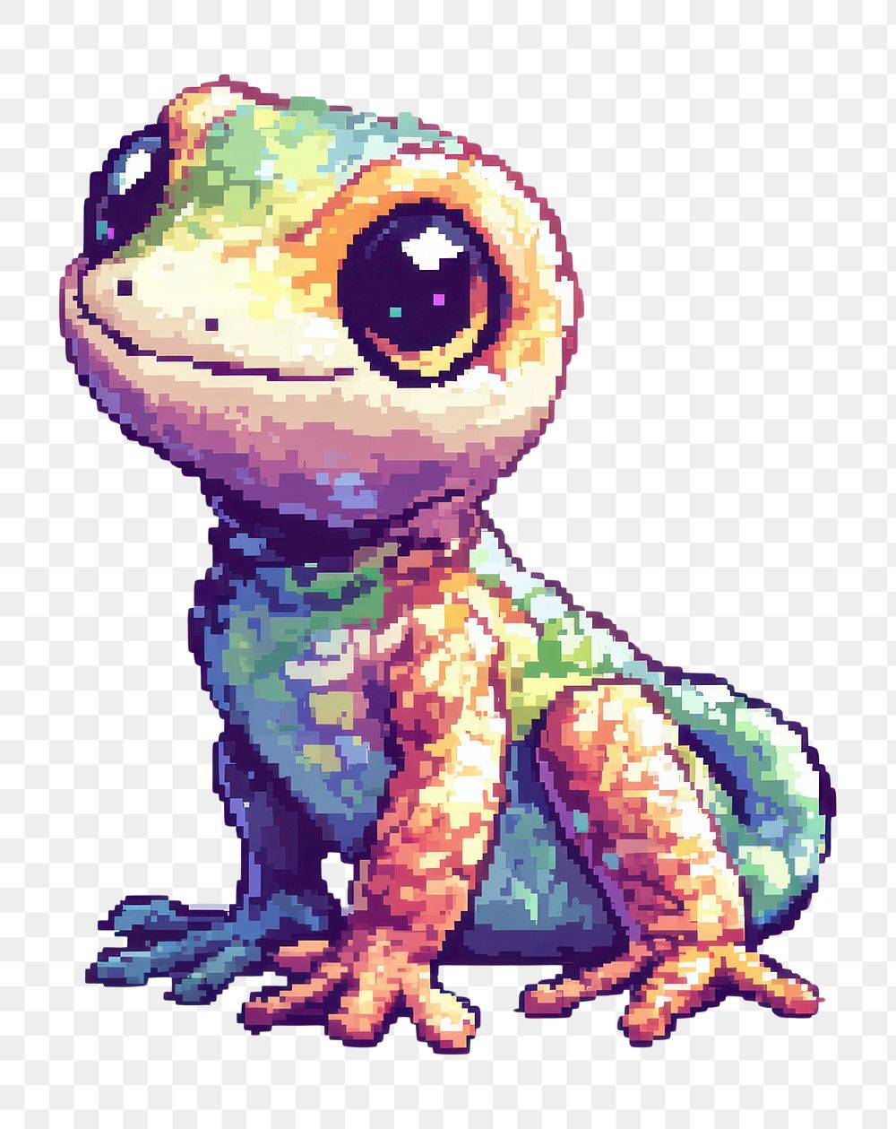 PNG Gecko illustration pixel cute. | Free PNG - rawpixel