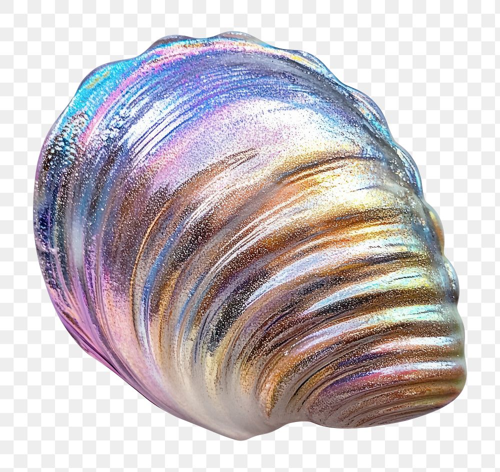 PNG Rainbow shell seashell shiny | Free PNG - rawpixel