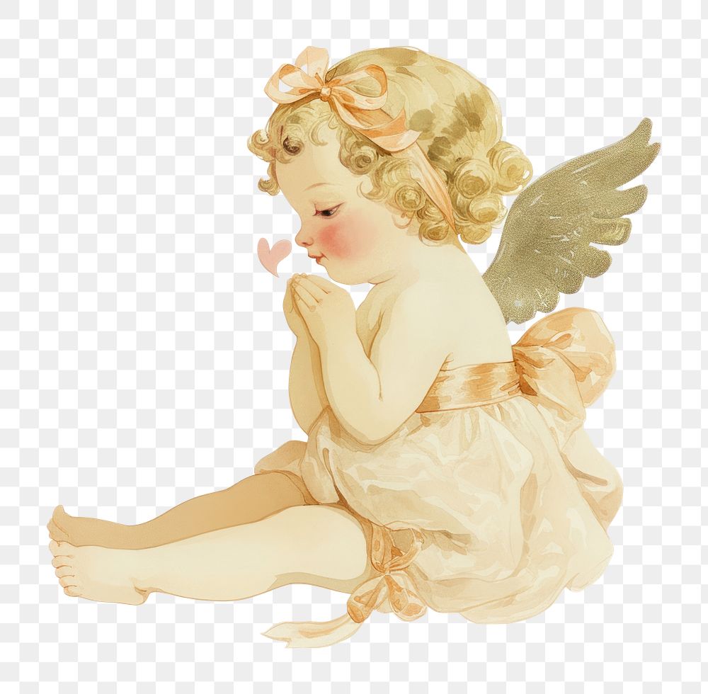 PNG Coquette cupid side view | Free PNG - rawpixel