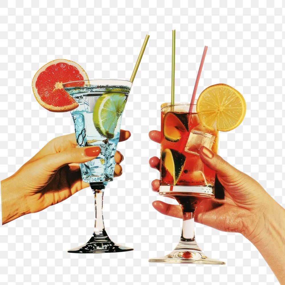 PNG 2 hands toasting summer | Free PNG - rawpixel