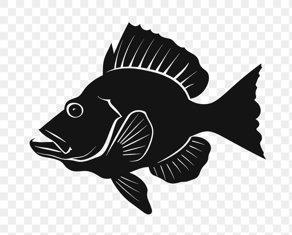 PNG Triggerfish silhouette illustration black | Free PNG - rawpixel