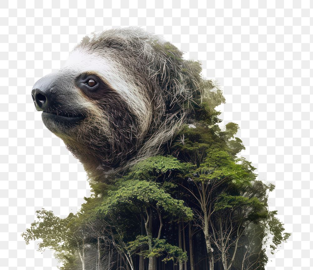 PNG Sloth trees photography wildlife | Free PNG - rawpixel