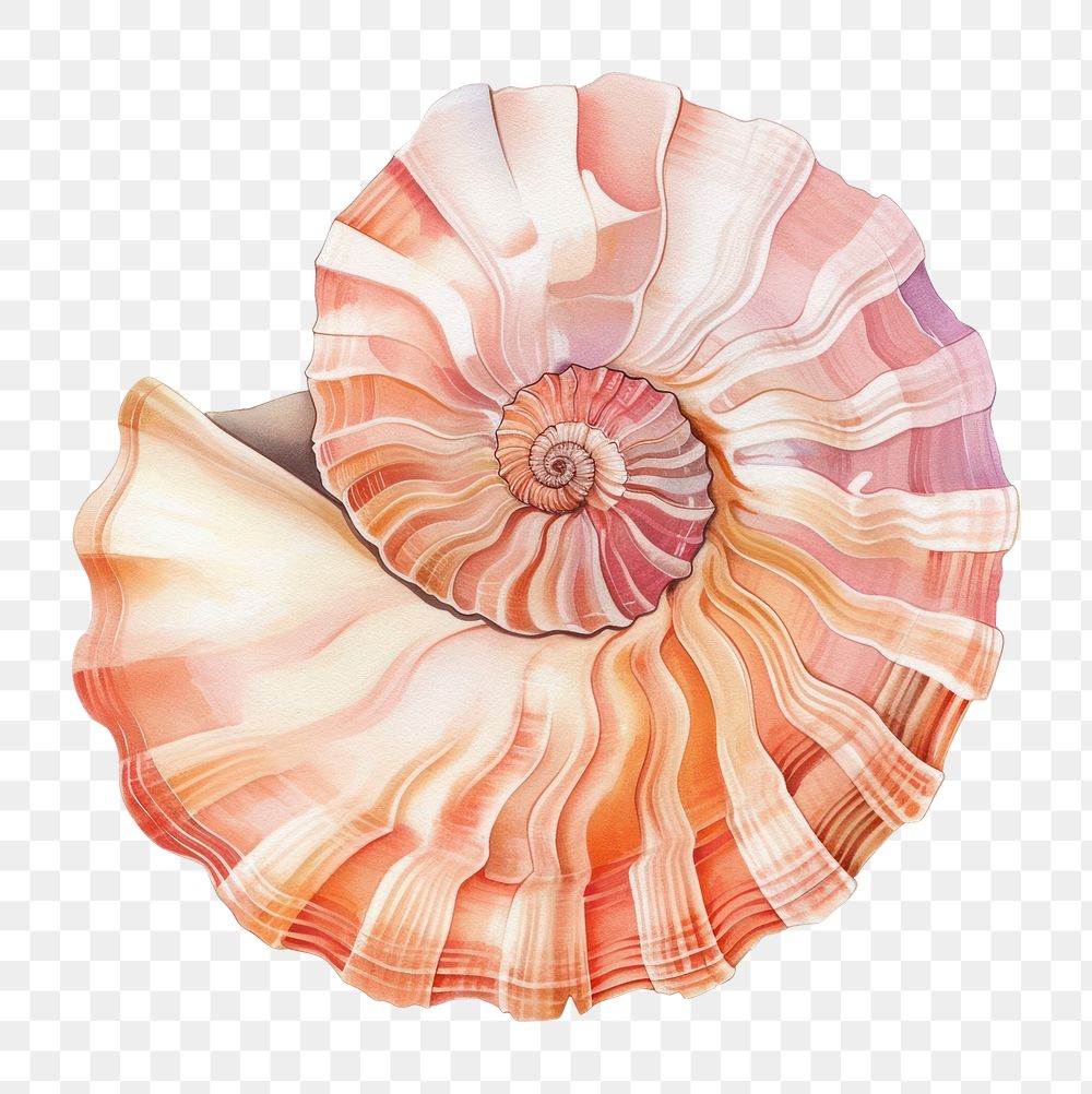 PNG Pastel Seashell seashell illustration | Free PNG - rawpixel