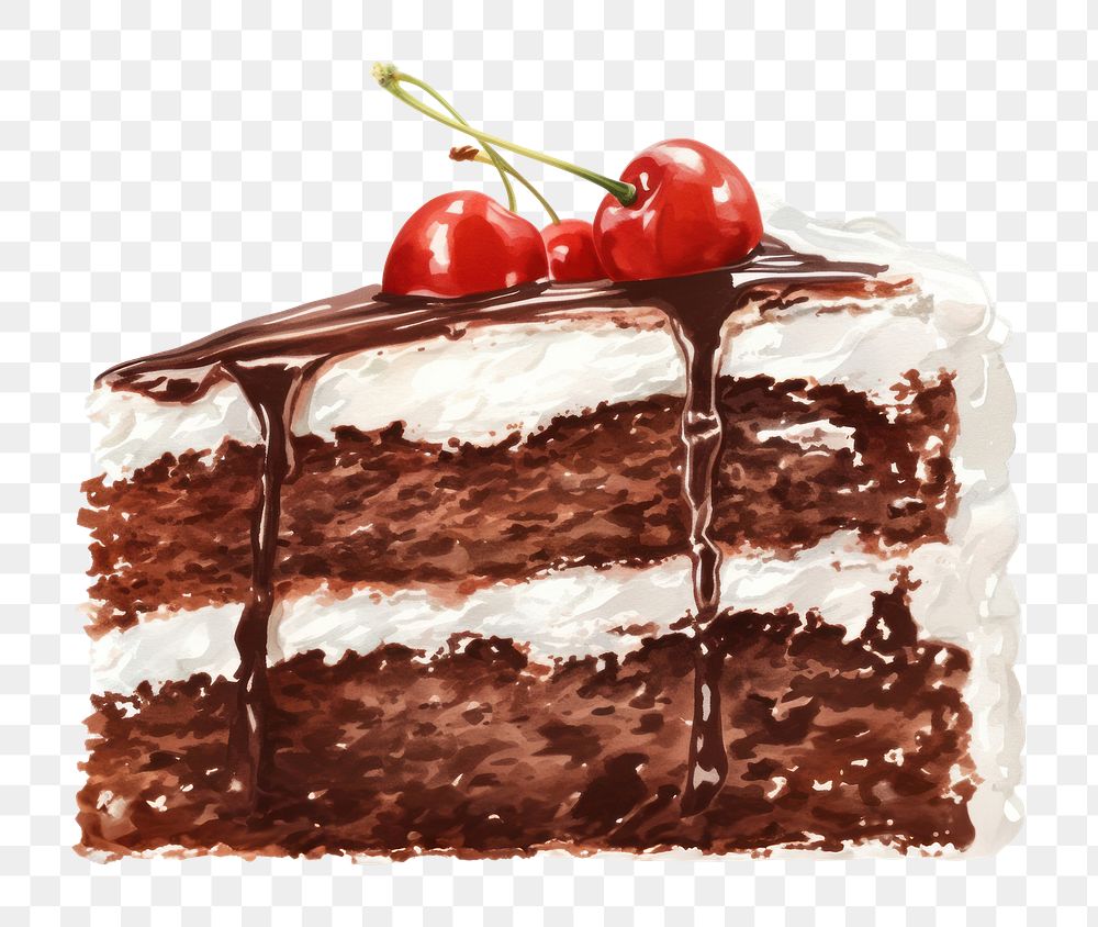 PNG Black Forest Cake cream | Free PNG - rawpixel