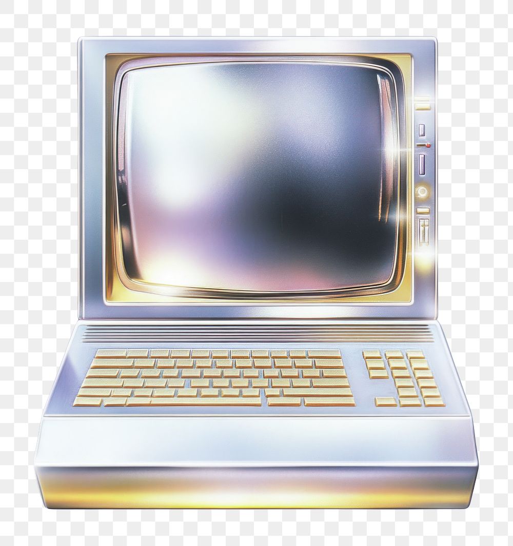 PNG 3d retro computer shape | Free PNG - rawpixel