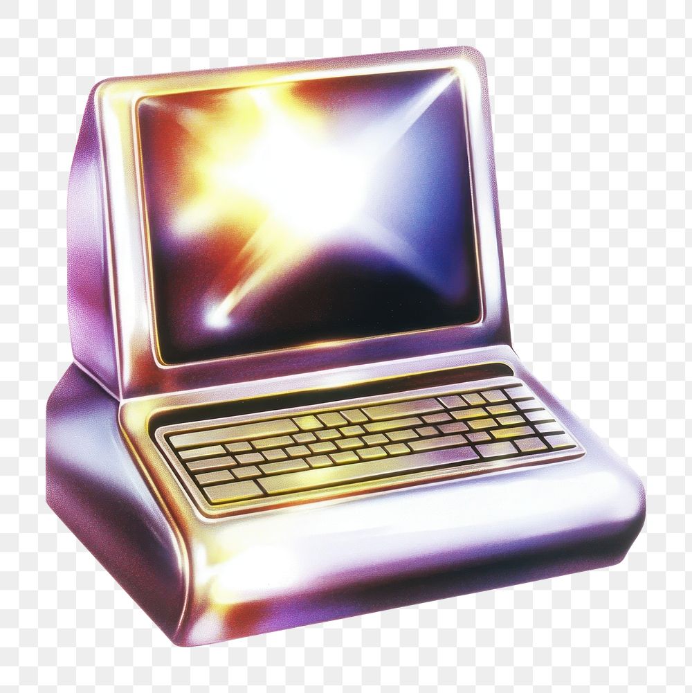 PNG 3d retro computer shape | Free PNG - rawpixel