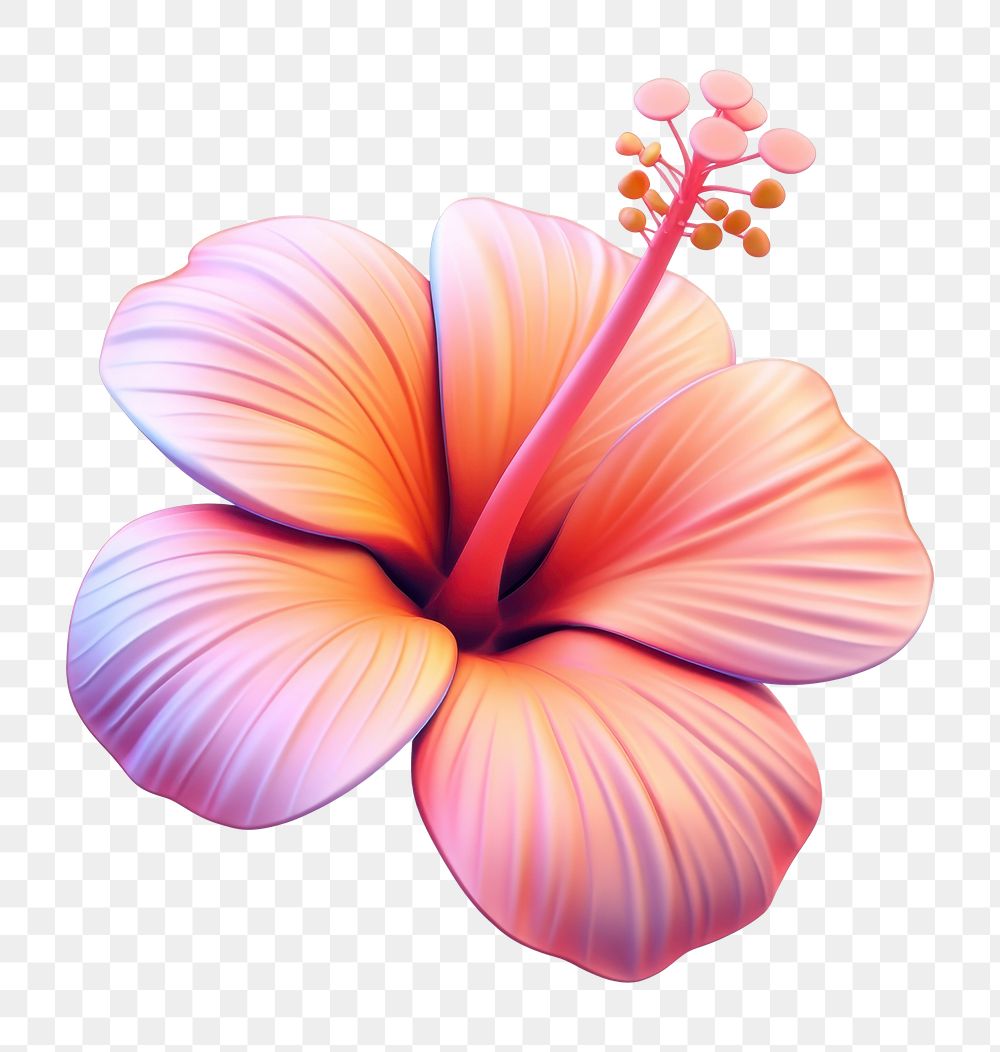 PNG Cute cartoon hibiscus icon | Free PNG - rawpixel