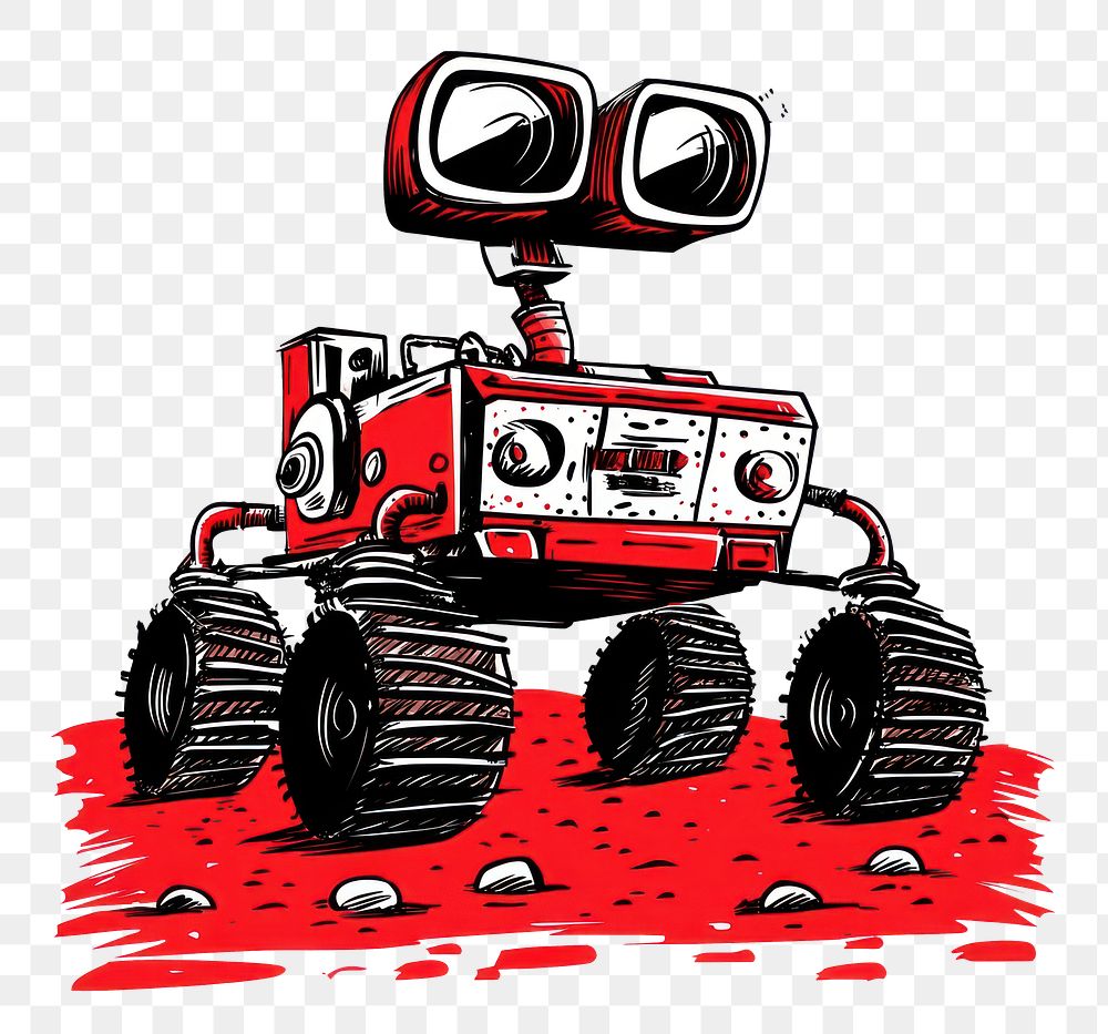 PNG Rover robot illustration exploration. | Free PNG - rawpixel