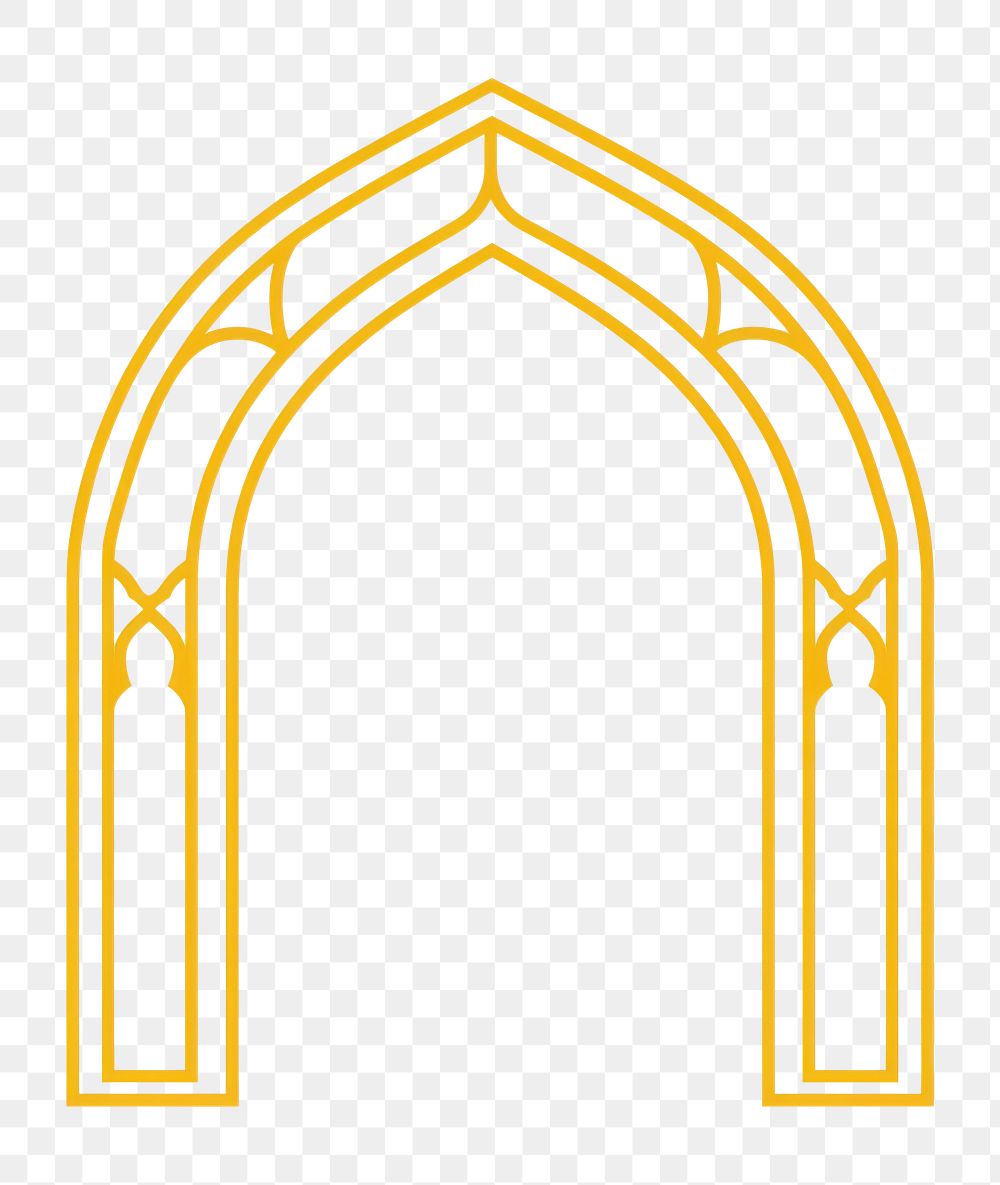 PNG Arabic arch window architecture | Free PNG - rawpixel