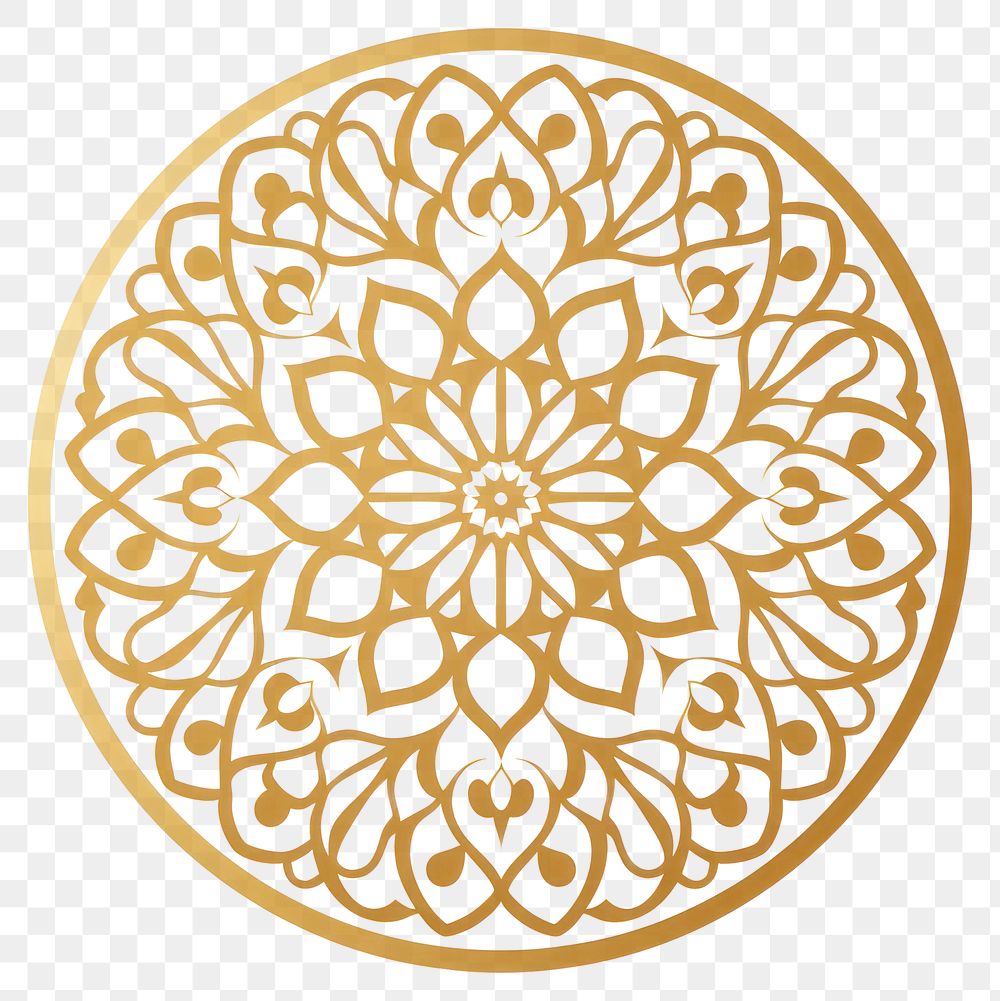 PNG Islamic ornament rounded circle | Free PNG - rawpixel