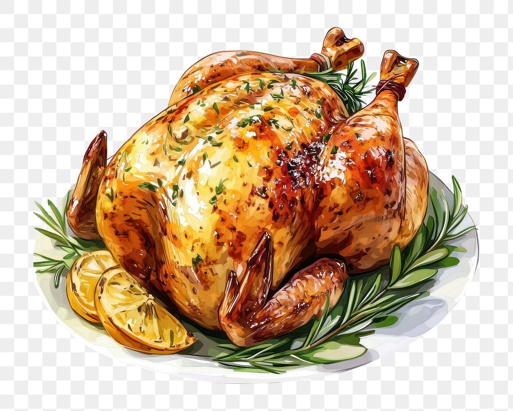 PNG Whole roasted chicken background | Free PNG - rawpixel