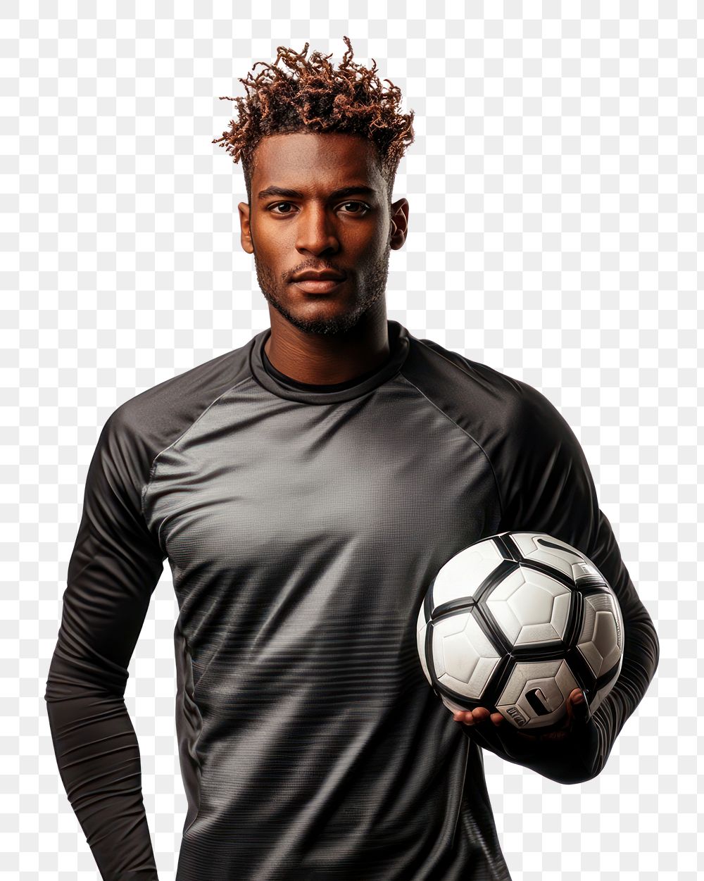 PNG Soccer goalkeeper portrait ball | Free PNG - rawpixel