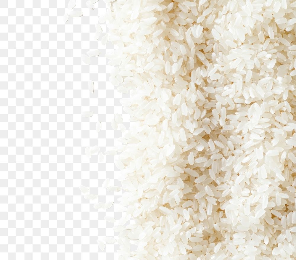 PNG White rice border ingredient | Free PNG - rawpixel
