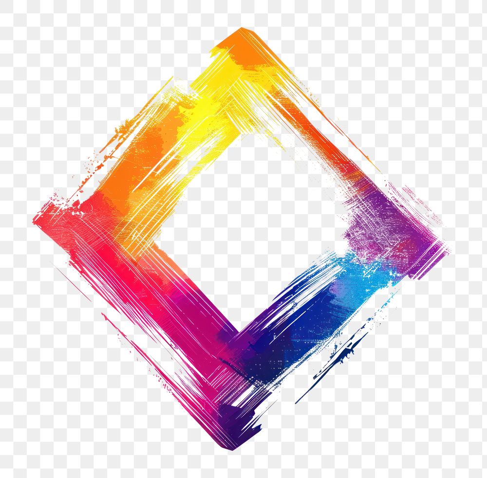 PNG Dimond shape illustration colorful | Free PNG - rawpixel