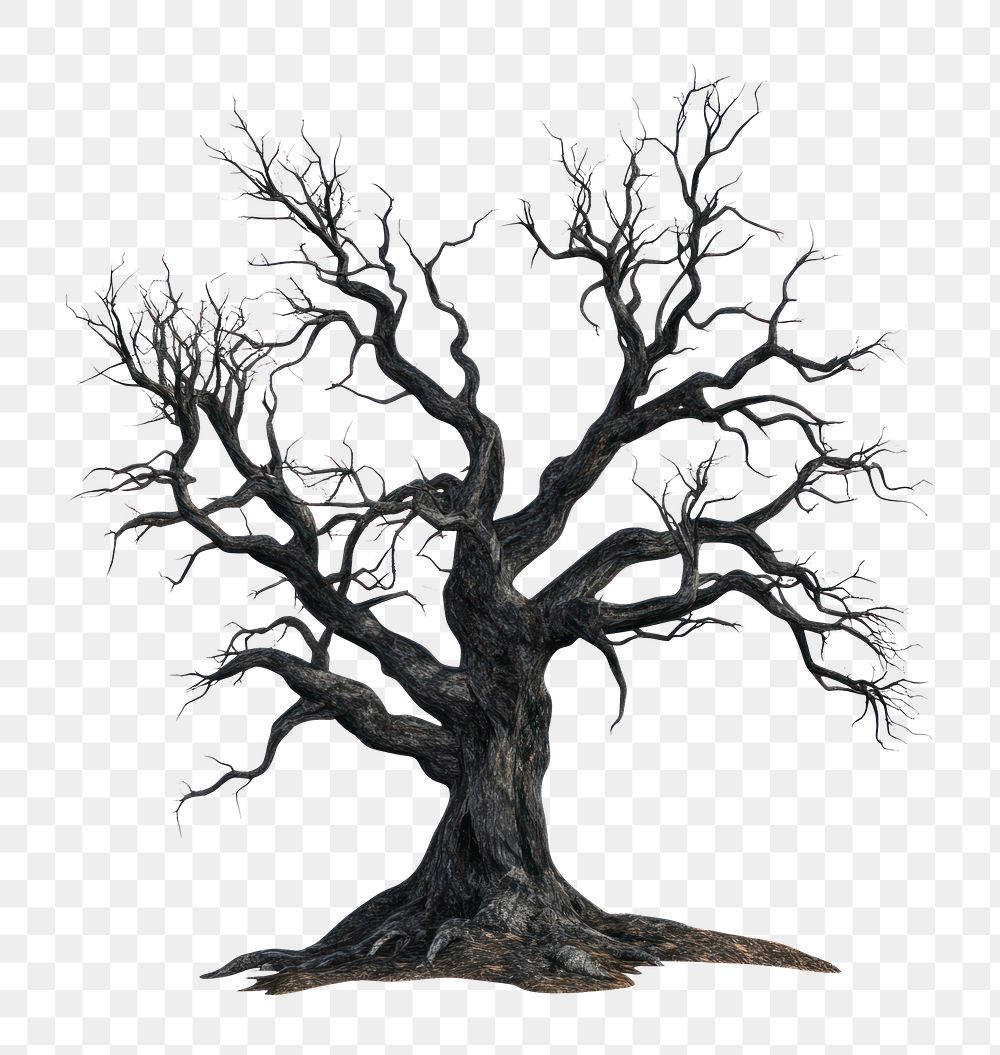 PNG Spooky tree art illustrated | Free PNG - rawpixel