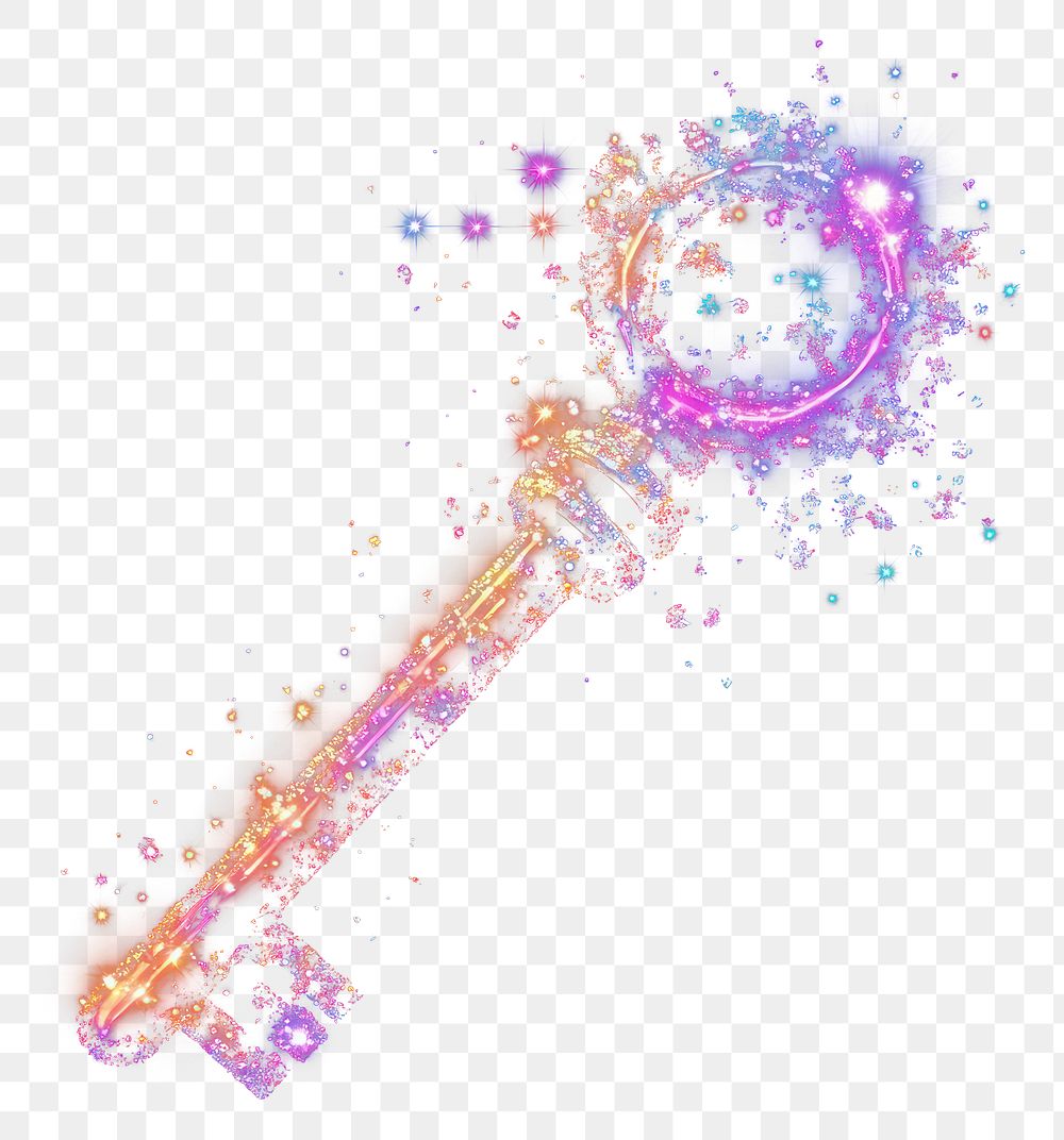 PNG Colorful key light glitter | Free PNG - rawpixel