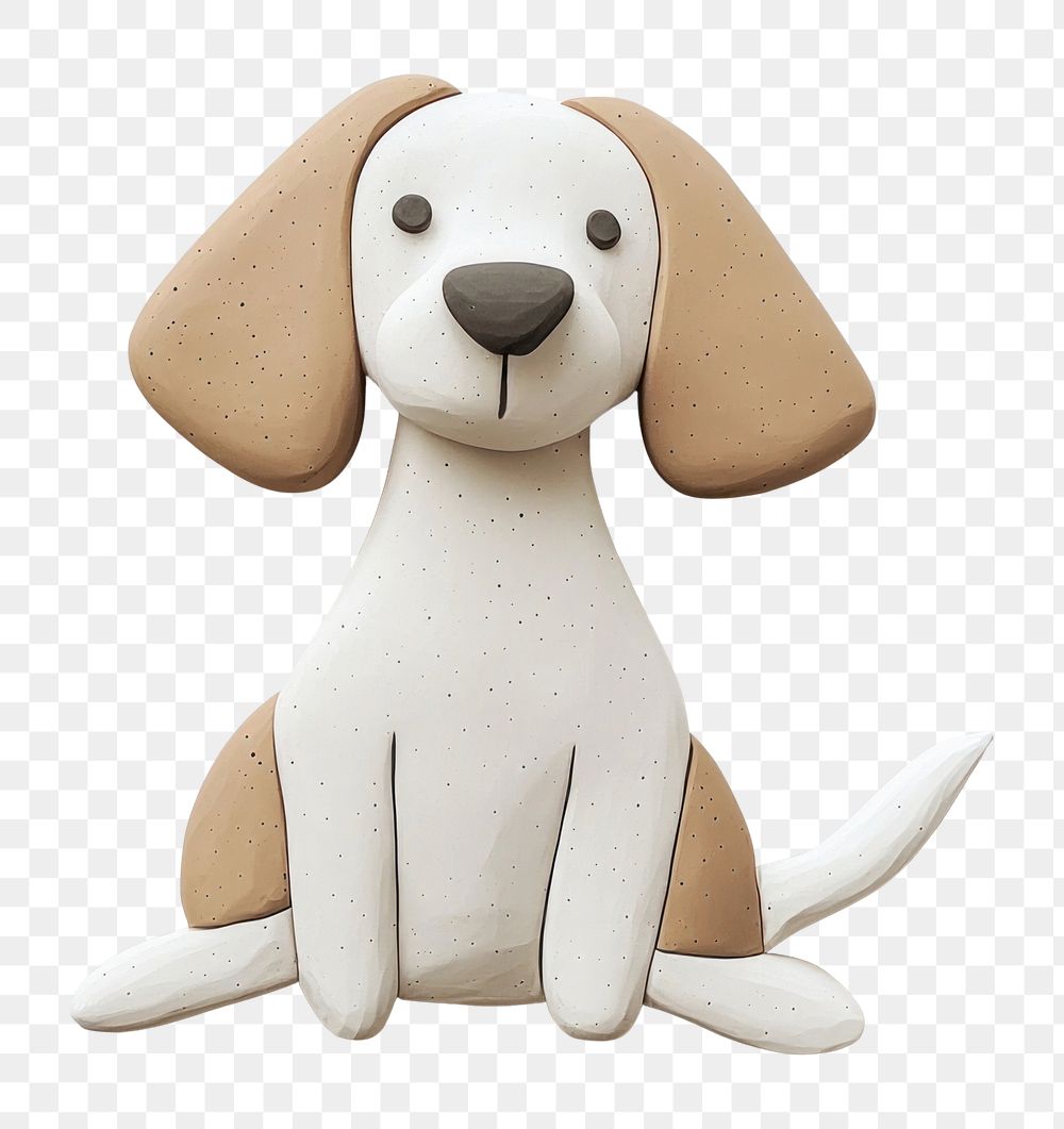 PNG 2d clay Beagle dog | Free PNG - rawpixel