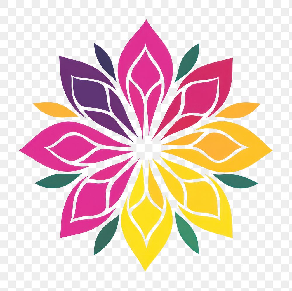 PNG Flower symbol pattern style | Free PNG - rawpixel