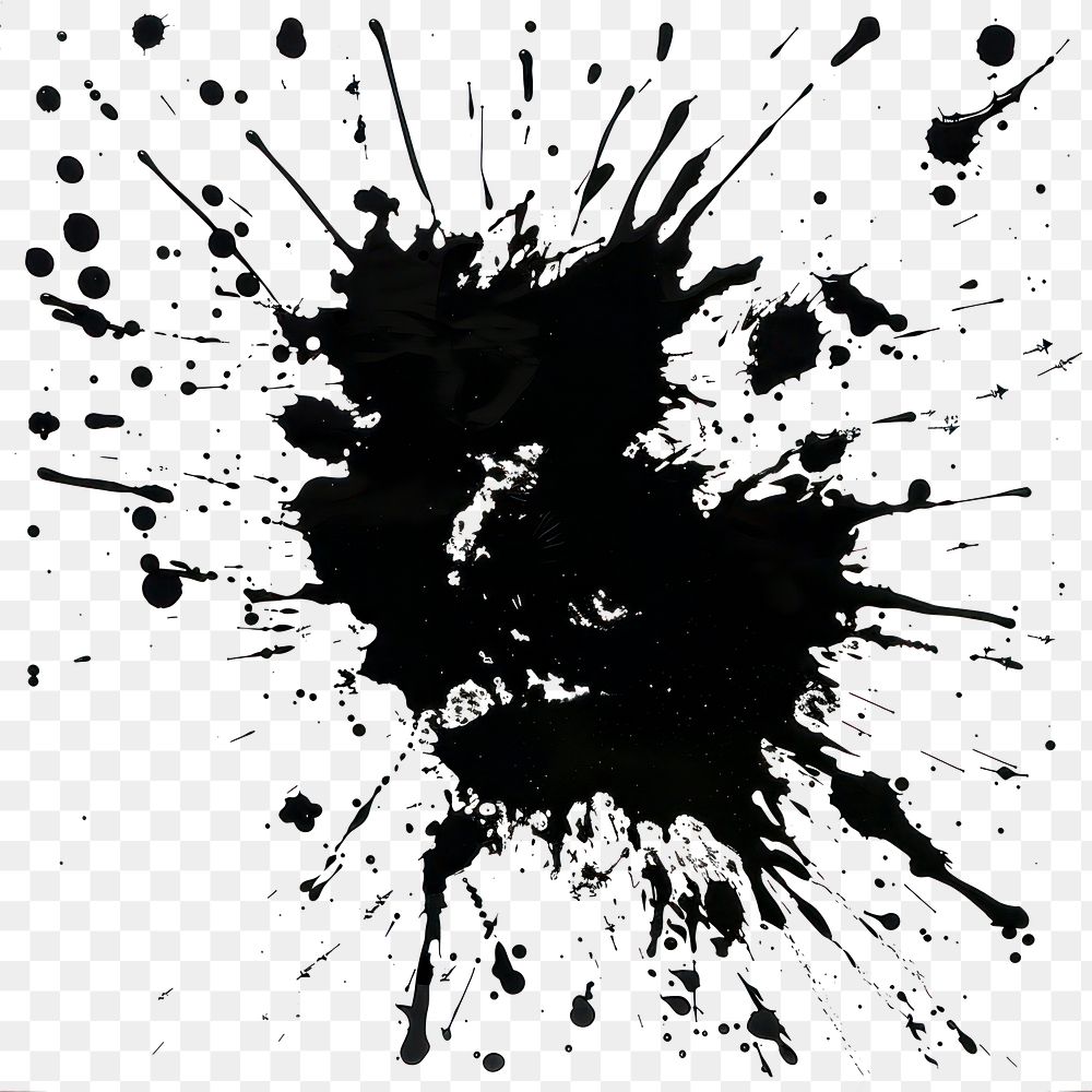 PNG Simple real ink splatter | Free PNG - rawpixel