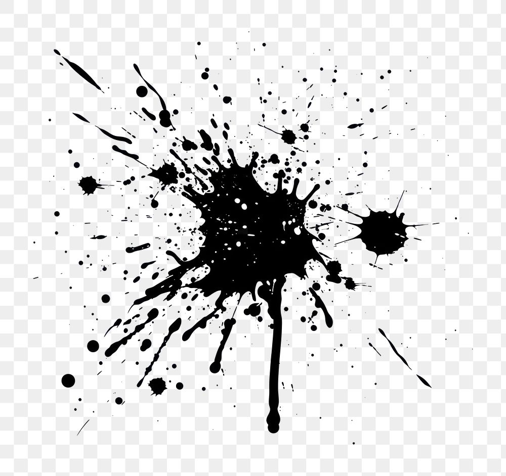 PNG Simple real ink splatter | Free PNG - rawpixel